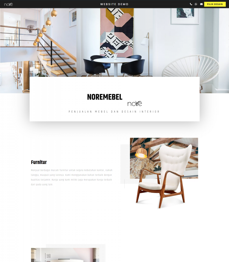 Contoh Template Website Perusahaan / Company Profile